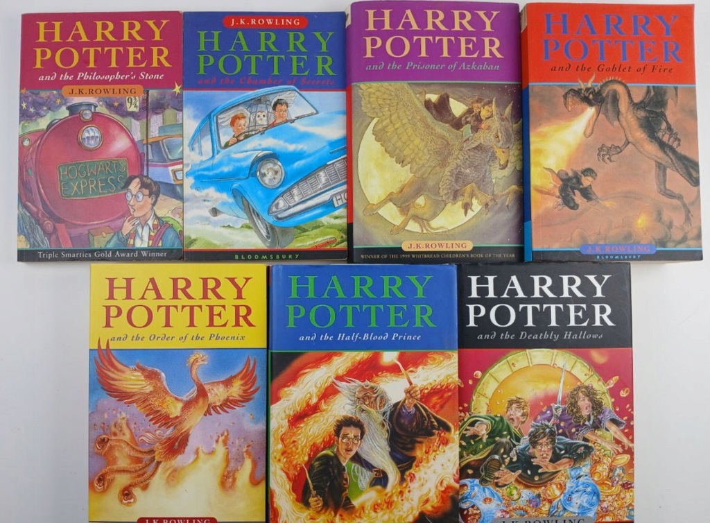 Harry Potter J.K. Rowling 7 Book Set The Complete Series - 16824333088 ...