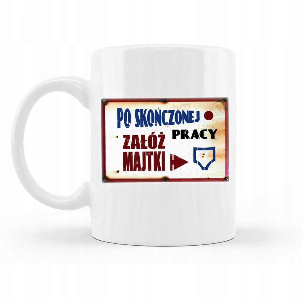 Kubek z nadrukiem Prezent Retro hasła prl vintage - 11550606024 - oficjalne archiwum Allegro