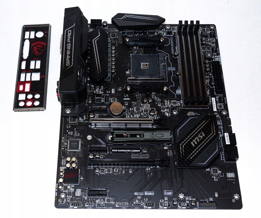 Płyta główna MSI B350 GAMING PRO CARBON DDR4 AM4 - 16690863616 ...
