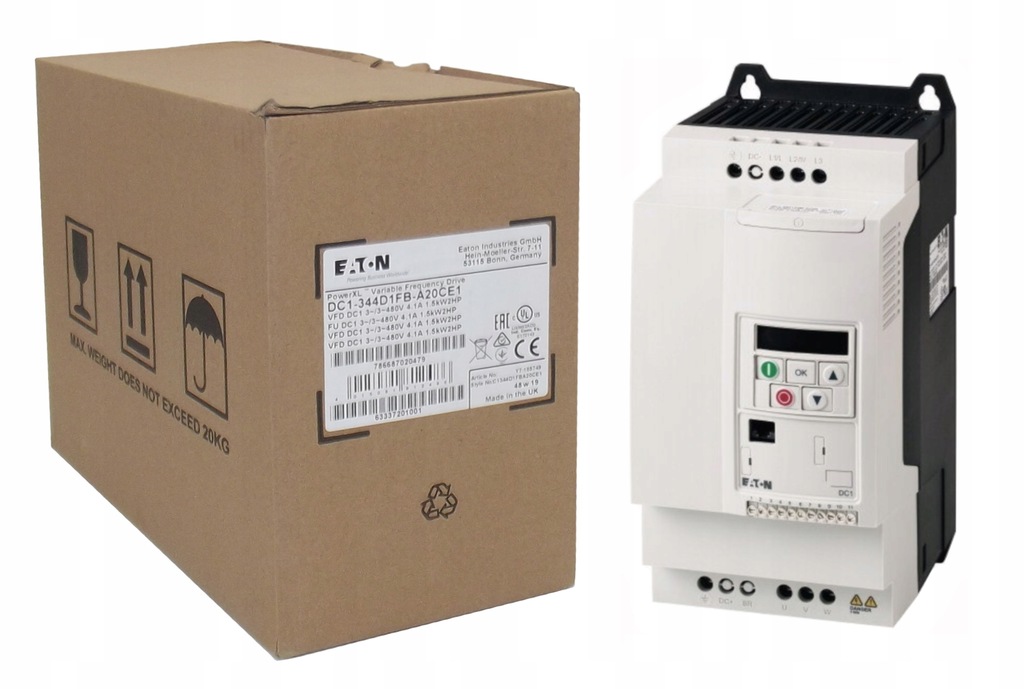 FALOWNIK EATON DC1-344D1FB-A20CE1 1,5kW 3x400V - 9787387335 - oficjalne archiwum Allegro