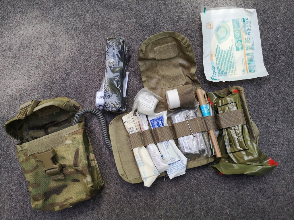 APTECZKA IFAK + WYPOSAŻENIE STAZA CAT OCP US ARMY - 12192098533 ...
