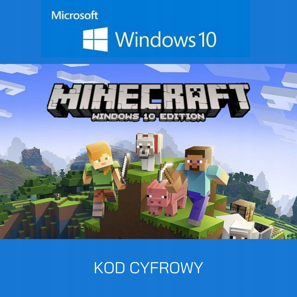 Minecraft Windows 10 Edition (PC) | Klucz - 11520050632 - oficjalne ...