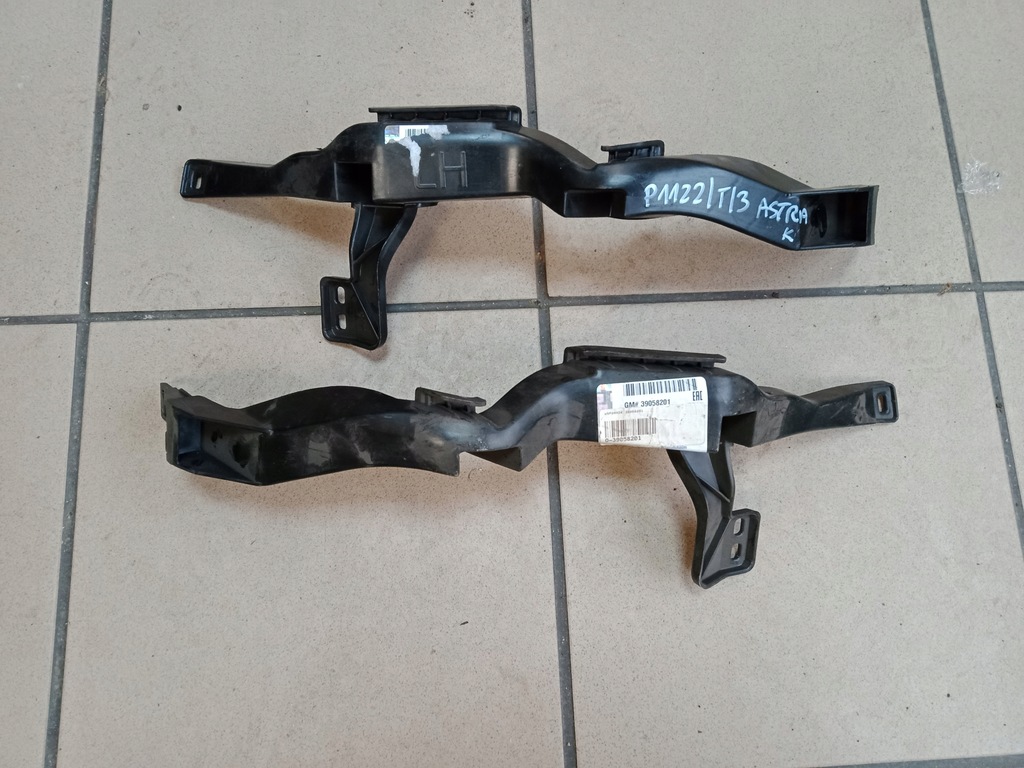 OPEL ASTRA 5 V K ŚLIZG ZDERZAKA LEWY + PRAWY NOWY - 12884048591 ...