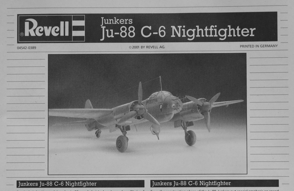 Revell 04542 Ju-88 C-6 bez pudełka - 12549737676 - oficjalne archiwum ...