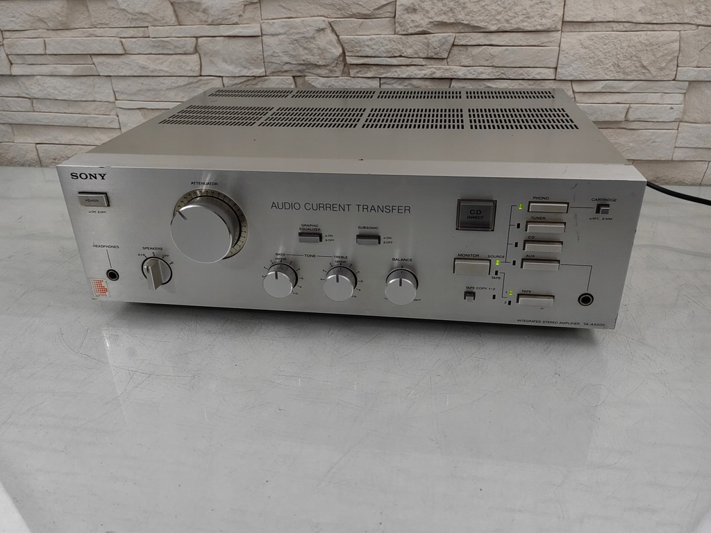 Diagram Showing Connections For Sony Ta-ax 500 Amplifier Son