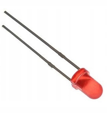 10x DIODA LED 3MM CZERWONA MIGAJĄCA MATOWA - 11973072531 - oficjalne ...