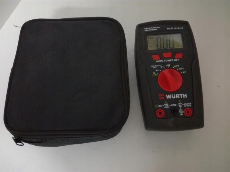 WURTH DIGITAL MULTIMETER MM 600 TRMS - 7688411042 - oficjalne archiwum ...