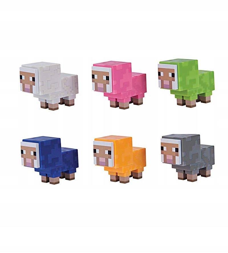 Minecraft Farbowane owce Sześciopak figurek 16614 - 8261494039 ...