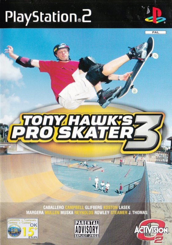 Tony hawk pro skater 3 ps2 store