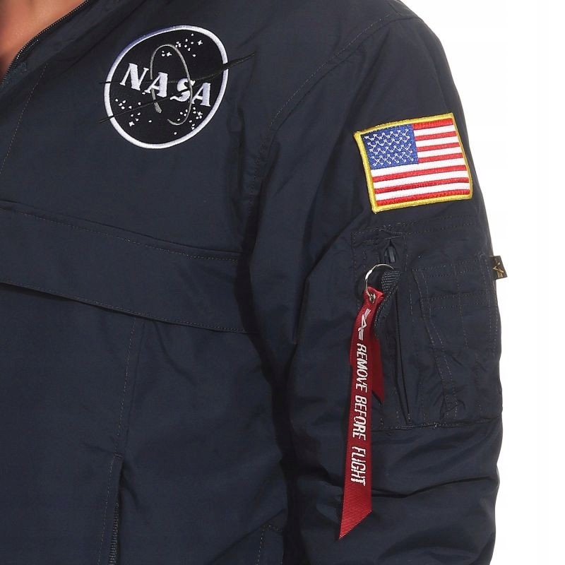 Kurtka Alpha Industries NASA Anorak repl.blue r.M - 7699562249 ...