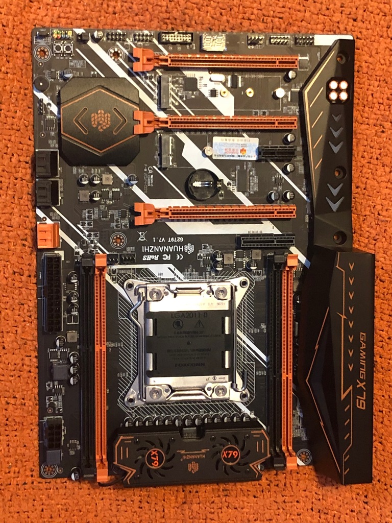 Płyta HuananZHI Deluxe X79 Xeon E5-2680 64GB v7 - 10189036875 - oficjalne archiwum Allegro