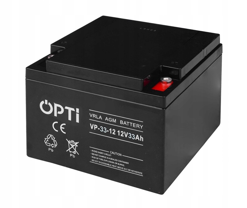AKUMULATOR AGM 12V 33Ah DO SOLARÓW ŁÓDKI KAMPERA - 11902099286 - oficjalne archiwum Allegro