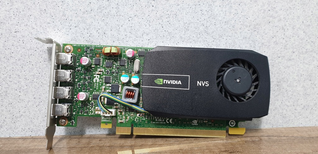 Karta nVidia NVS 510 *2 GB/4x mini DP/4K/LowProfil - 8843023433 ...