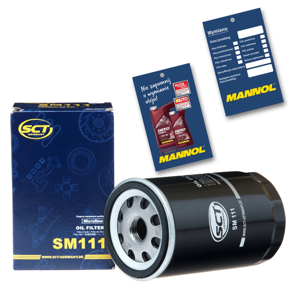 Filtr Oleju SCT SM111 AUDI 100 43 44 4A 2.0 E - 12207652219 - oficjalne archiwum Allegro