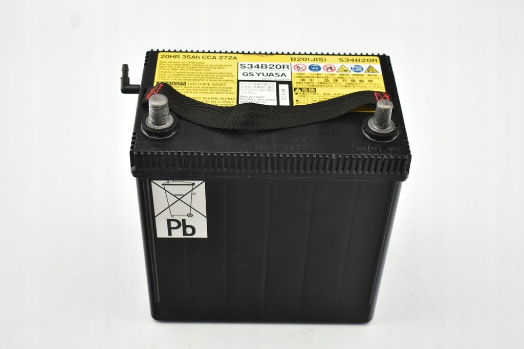 AKUMULATOR AGM GS YUASA S34B20R 35AH 272A CCA - 12624159657 - oficjalne ...