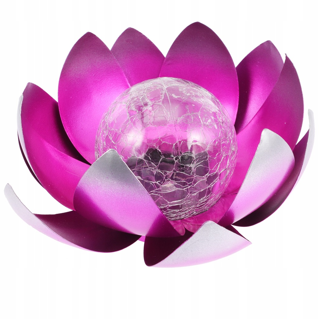Pathway Light Glass Lotus Night Light Solar Light - 13173541020 ...