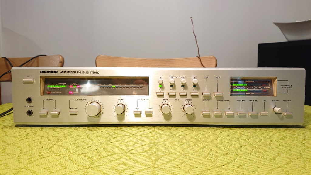 PIĘKNY! AMPLITUNER UNITRA RADMOR 5412 DO 5471 - 12428111133 - oficjalne ...