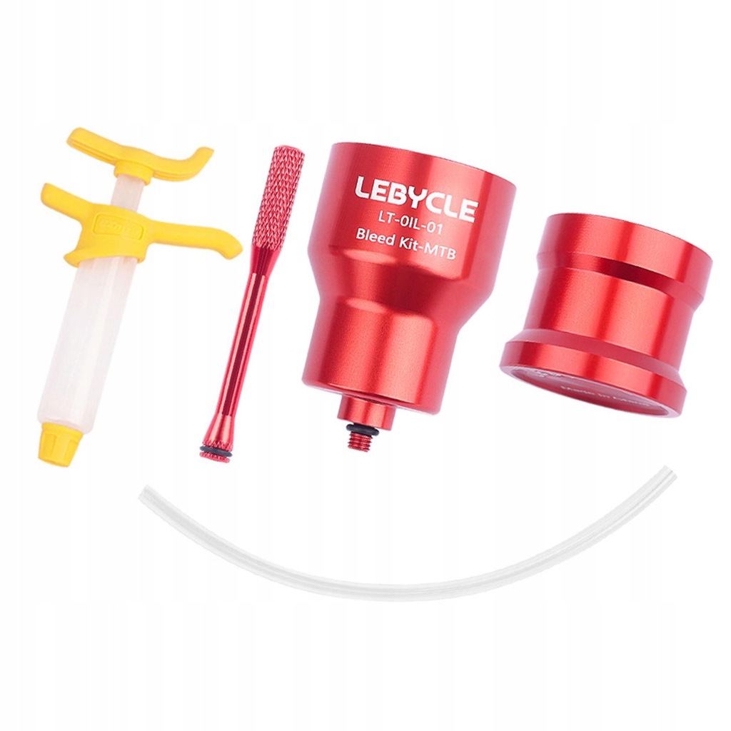 Mountain Bike Brake Oil Bleed Kit Oil Change Filling Tool Red and Base ...