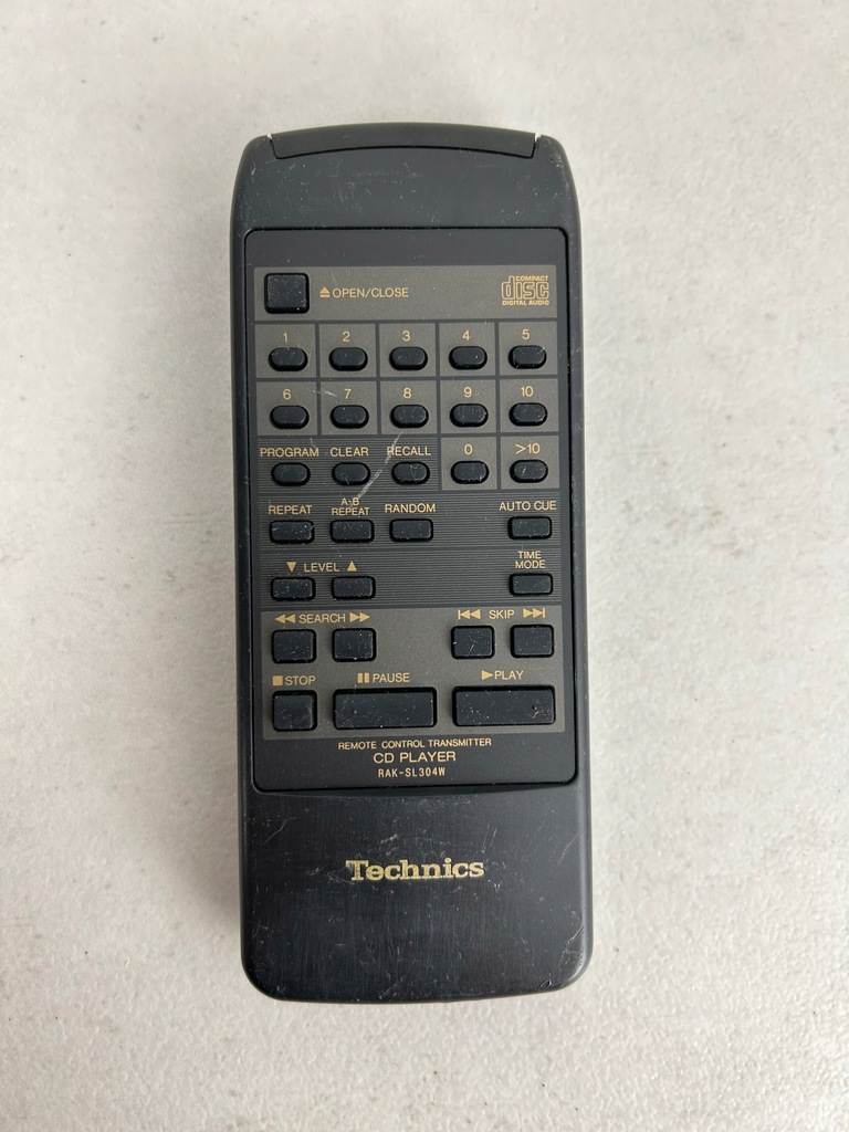 Technics Rak-Sl304w Pilot Odtwarzacz Cd - 14258551422 - oficjalne archiwum Allegro