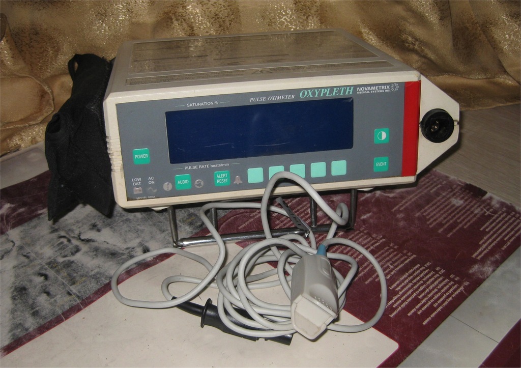 Pulsoksymetr Novametrix Oxypleth 520A SpO2 - 14323671085 - oficjalne ...