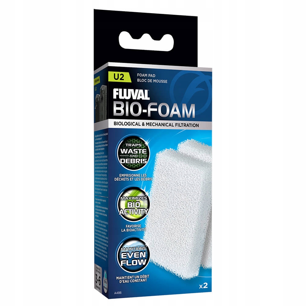FLUVAL WKŁAD FILTRACYJNY BIO FOAM DO FILTRA U2 - 8931034301 - oficjalne ...