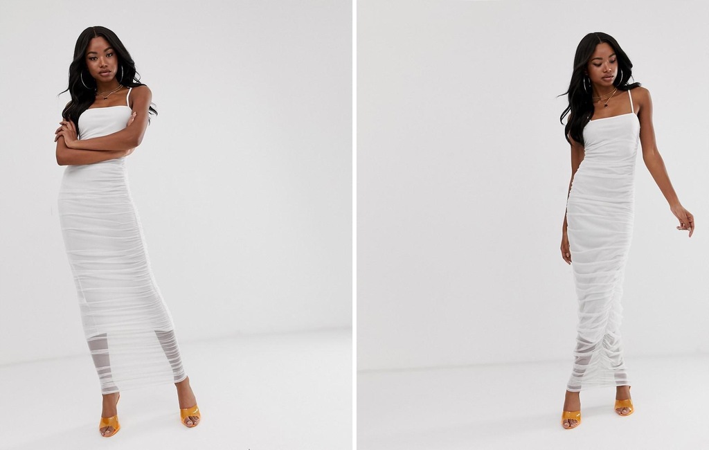 SUKIENKA MAXI BIAŁA SIATKA 1C01 S 36 - 13457543428 - oficjalne archiwum ...