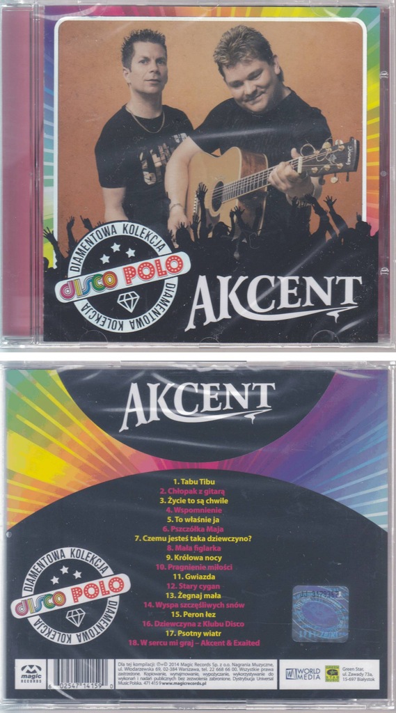 AKCENT Przekorny Los SAME HITY inne dostępne 9CD - 7469957023 - oficjalne archiwum Allegro