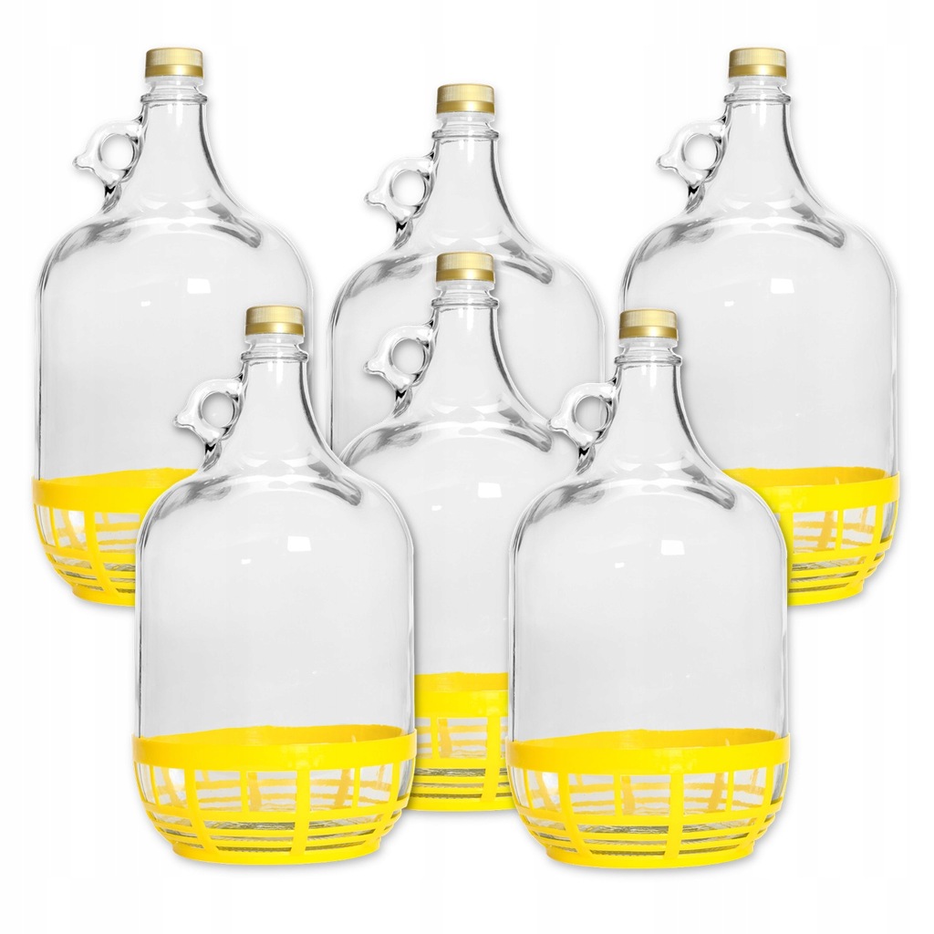 6x GĄSIOR 5L BALON DAMA na NALEWKI WINO + ZAKRĘTKA - 12822209146 ...