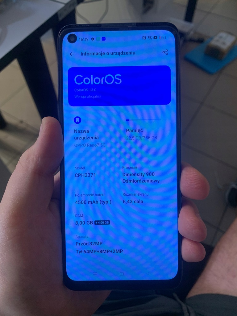 OPPO RENO 7 5G CPH2371 plyta glowna SPRAWNA 8/256 - 15036328935 ...