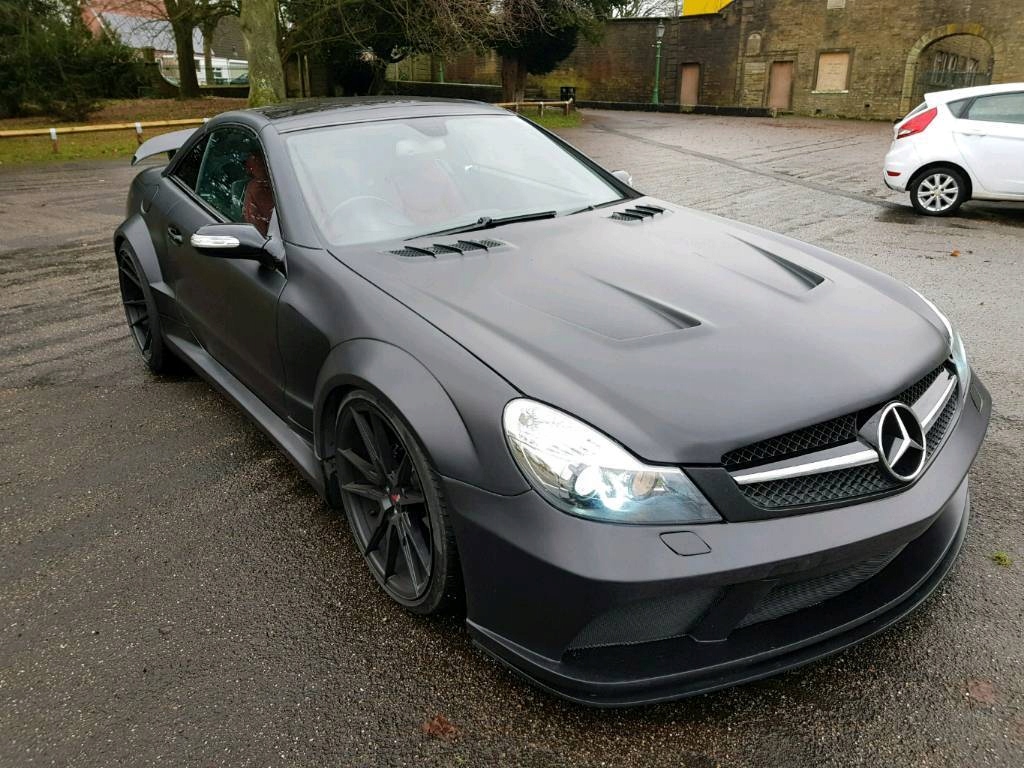 MERCEDES SL R230 LIFT MASKA BLACK SERIES W PODKŁAD - 7621964878 ...