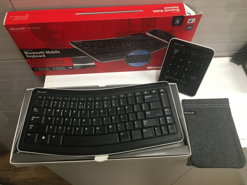 Microsoft Bluetooth Mobile Keyboard 6000 | Używana - 12703936231 ...