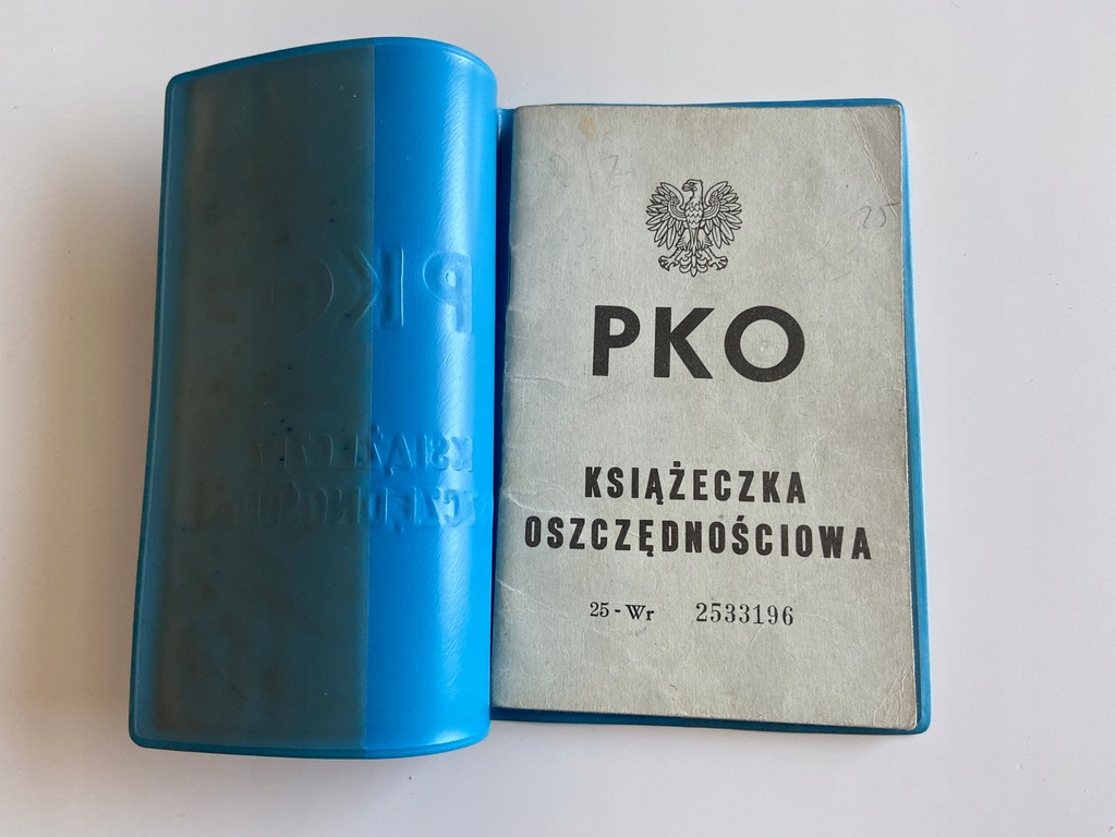 Książeczka oszczędnościowa PKO PRL - 12819142173 - oficjalne archiwum ...