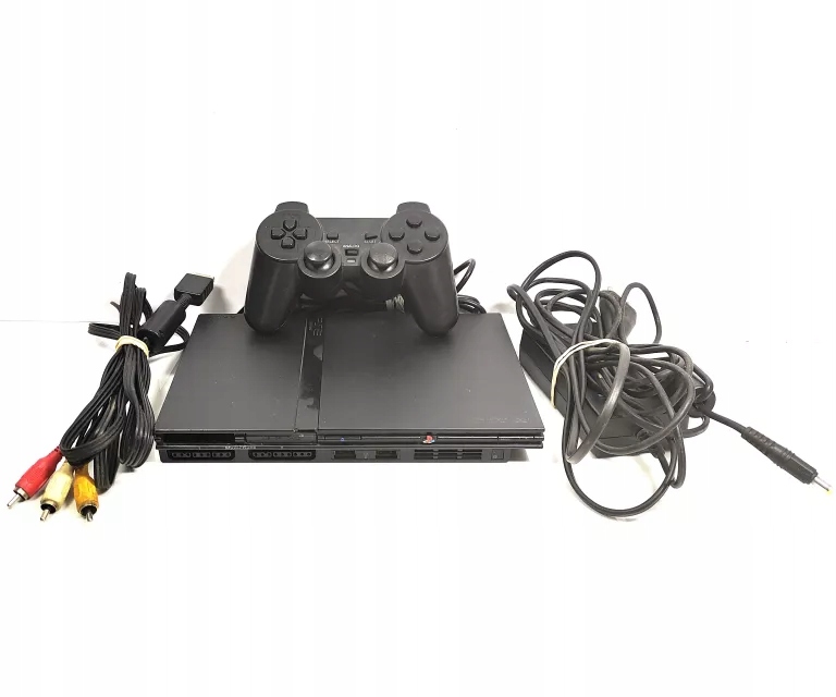 KONSOLA PLAYSTATION 2 PS2 SLIM SCPH-75004 + PAD - 12459639574 ...