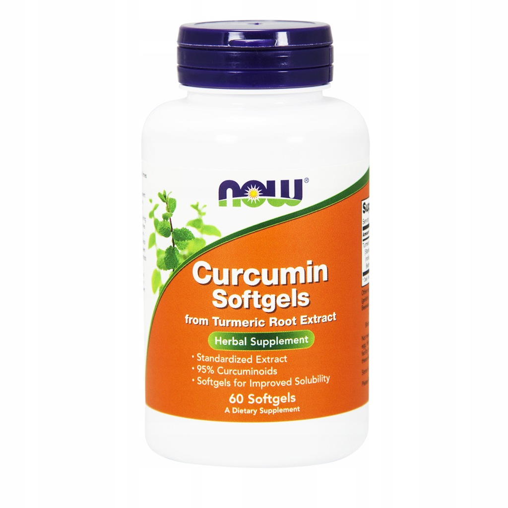 NOW Curcumin 60softgels KURKUMINA STAWY KOŚCI - 11996287541 - oficjalne ...