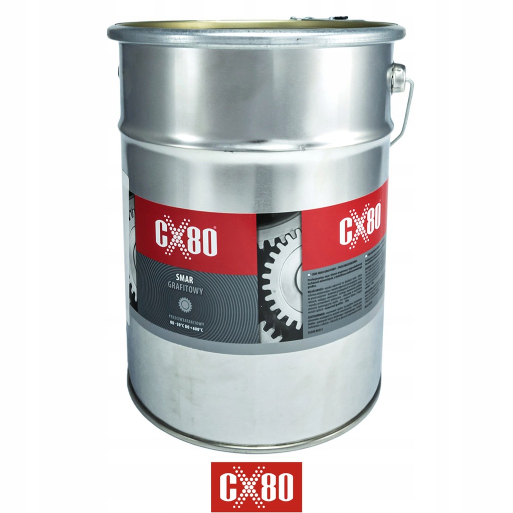 CX80 SMAR GRAFITOWY PRZECIWZATARCIOWY WAPNIOWY 5KG - 6978805721 - oficjalne archiwum Allegro