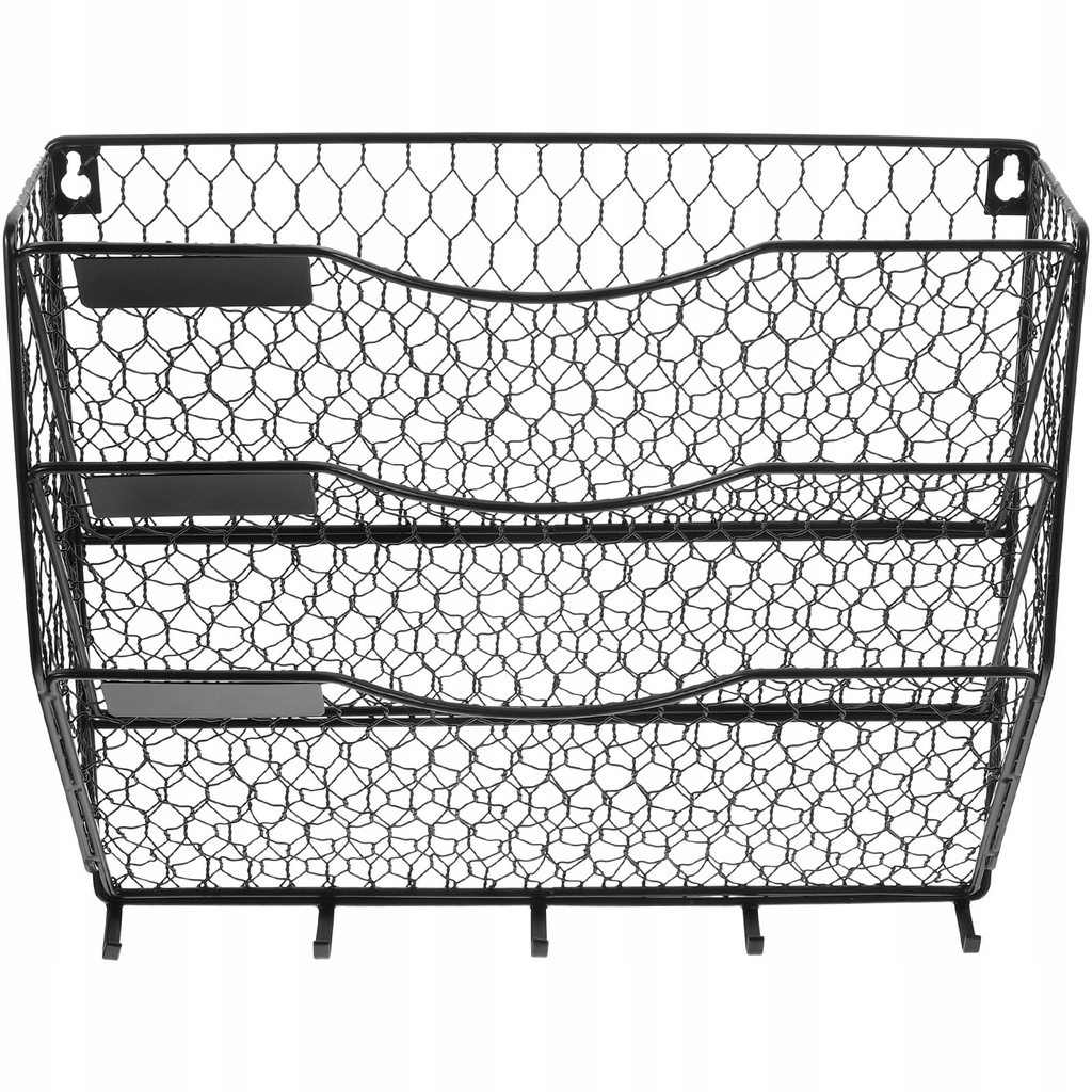 Wire Basket Wall Pockets Organizer Document Stand - 15352914324 ...