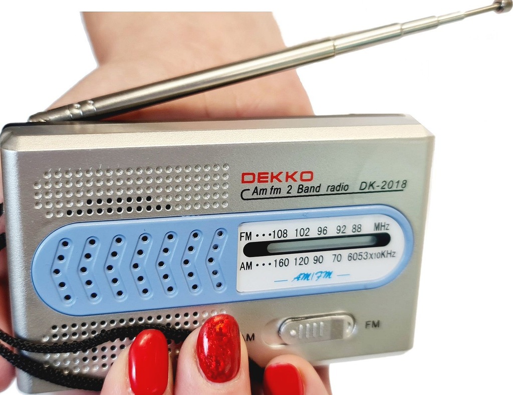 RADIO MINI TURYSTYCZNE PRZENOŚNE AM/FM NA BATERIE - 11322270060 - oficjalne archiwum Allegro