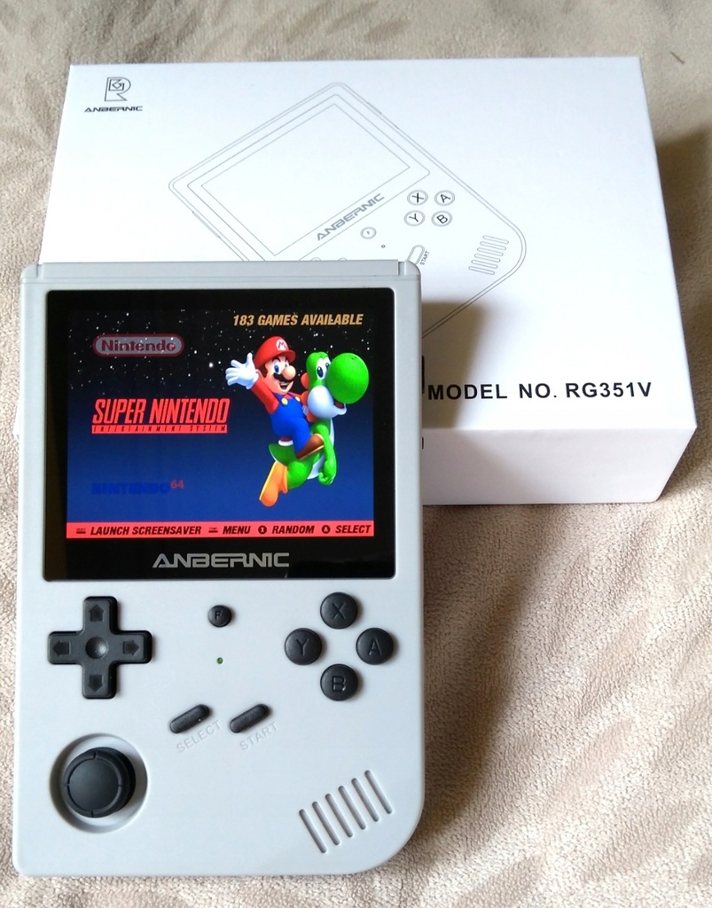 Anbernic RG351V retro konsola ArkOS 80GB z PL - 12343873500 - oficjalne ...