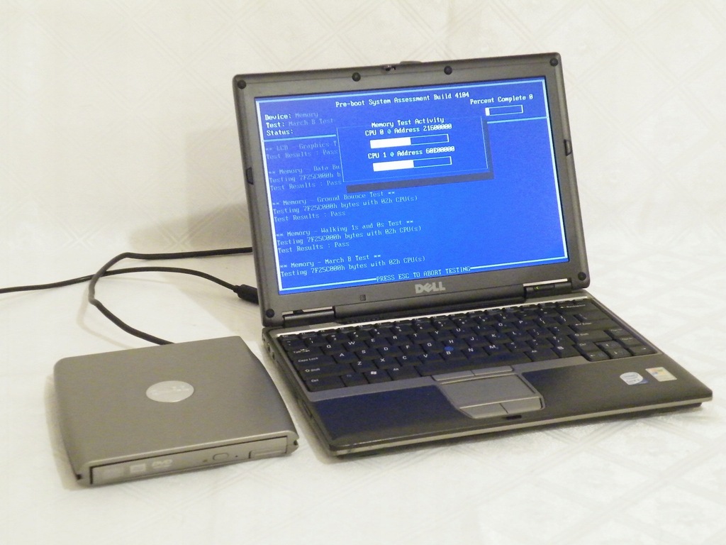 Laptop Dell D430 C2D WWAN Klaw PL kieszeń D/BAY - 12900464213 - oficjalne archiwum Allegro