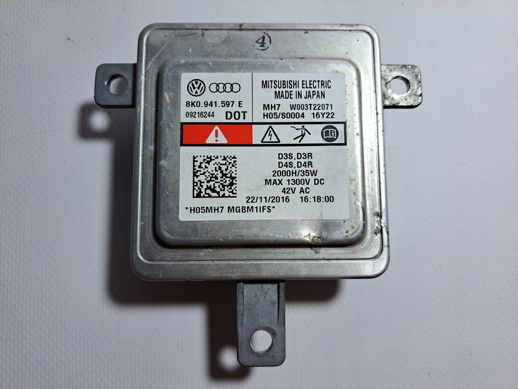 VW GOLF AUDI A4 8K0 Przetwornica Xenon 8K0941597E - 12348394252 ...