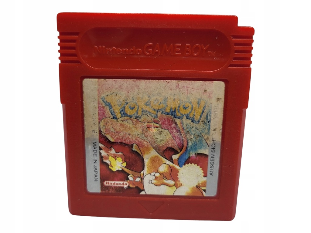 Pokemon Red Rot Game Boy Gameboy Classic - 12757283633 - oficjalne ...