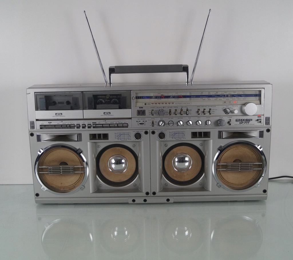 SHARP GF-777 / Ghettoblaster Radioodtwarzacz - 12759510729 - oficjalne ...