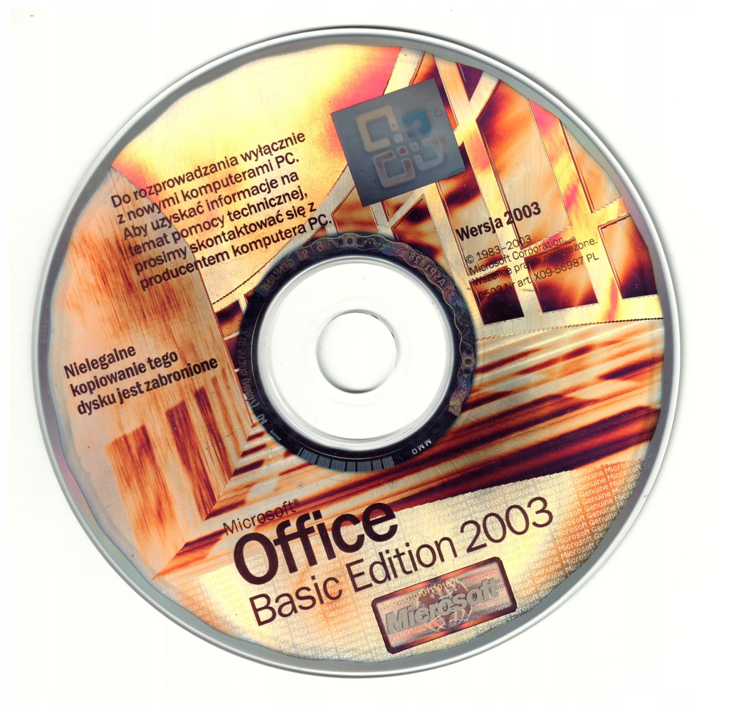 Microsoft Office 2003 Basic polski - 16401394815 - oficjalne archiwum ...