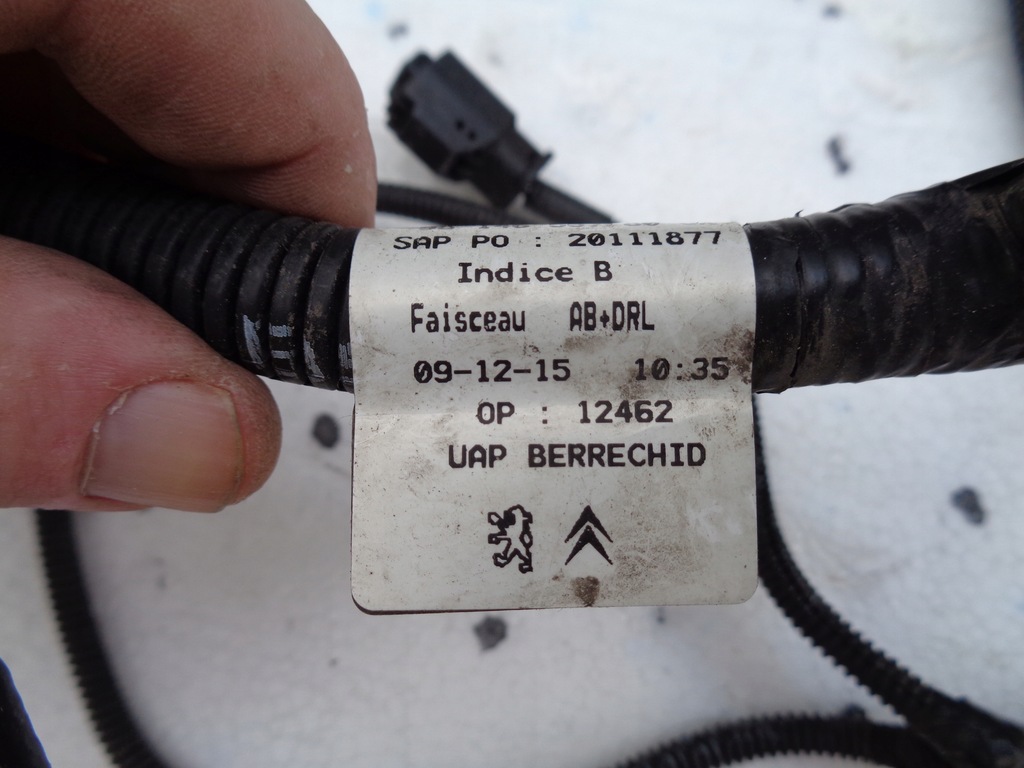 WIĄZKA INSTALACJA PEUGEOT CITROEN 9814655780 ORYG - 13874464356 ...