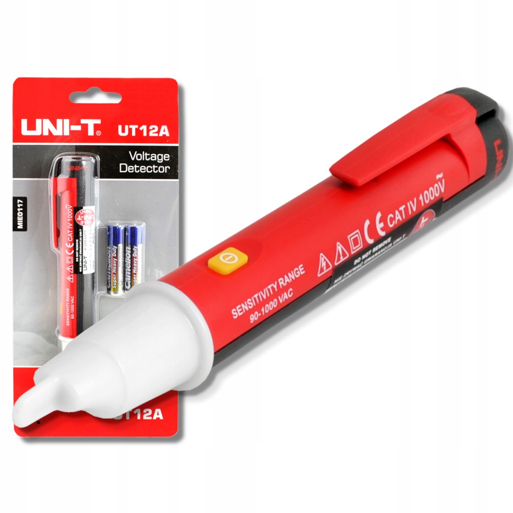 MIERNIK PRÓBNIK NAPIĘCIA UNI-T UT12A LED - 12037431060 - oficjalne archiwum Allegro