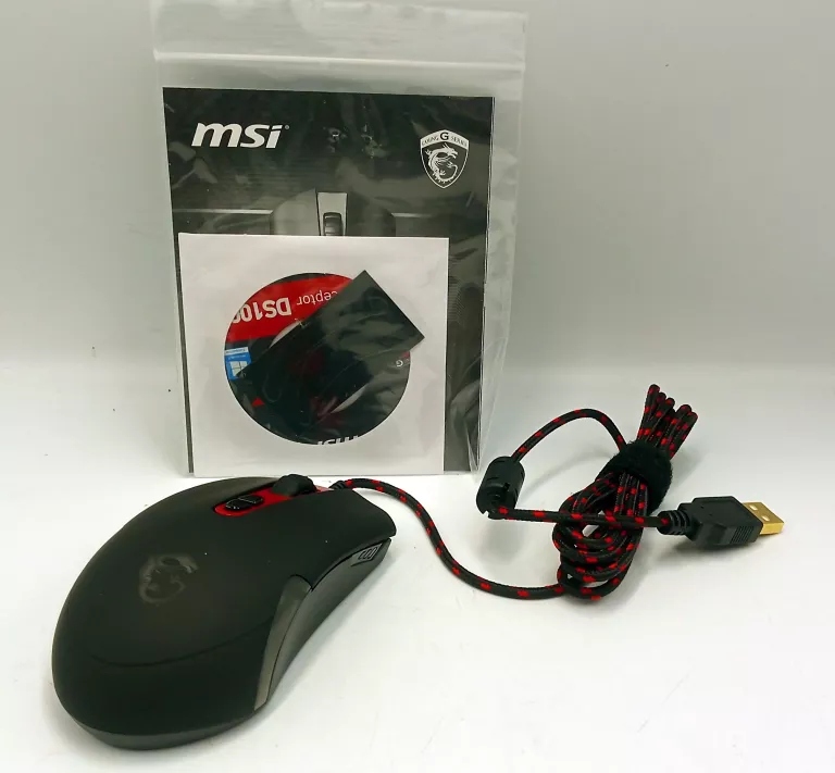 MYSZKA PRZEWODOWA MSI INTERCEPTOR DS100 SENSOR LA - 12398347528 ...