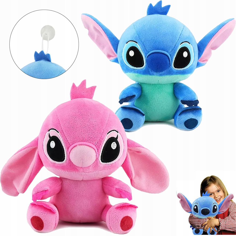 STITCH MASKOTKA PLUSZOWA LILO I STICH MIŚ PLUSZAK PRZYTULANKA ZABAWKA 2SZT - 16968367434 ...