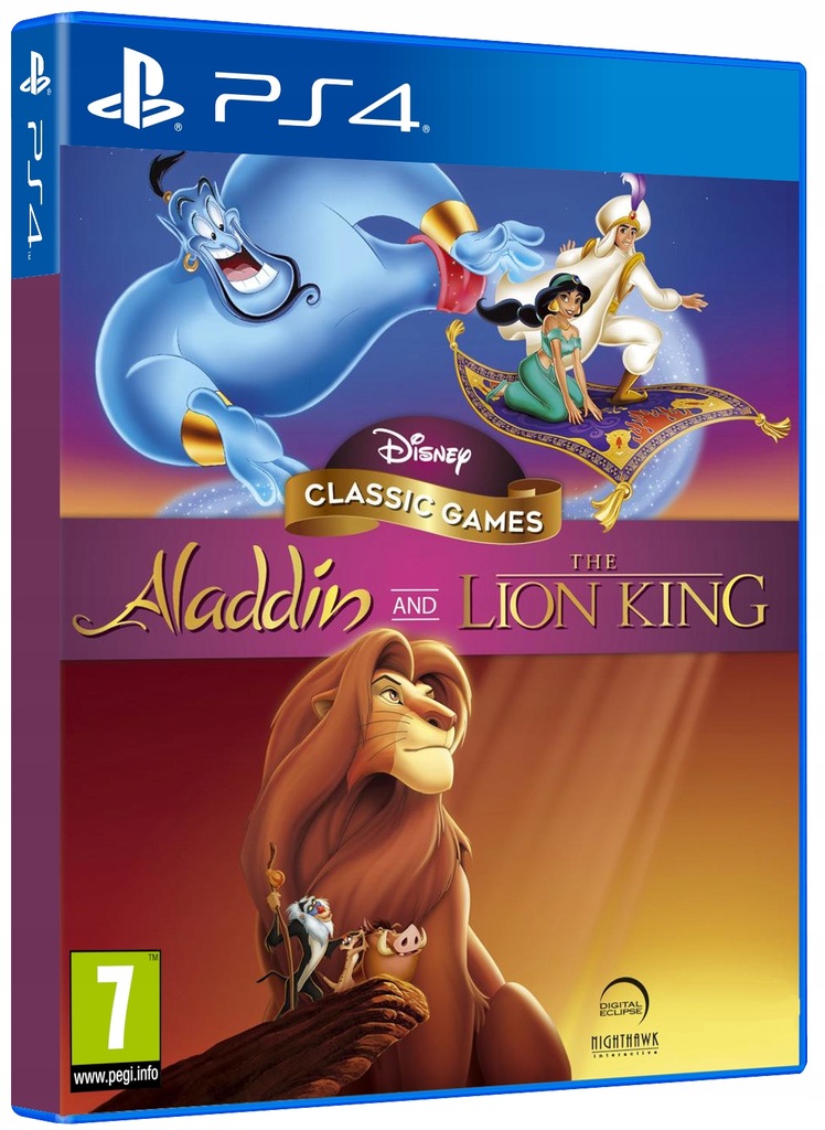 ALADDIN AND THE LION KING CLASSIC GAMES PS4 - 8513066500 - oficjalne ...