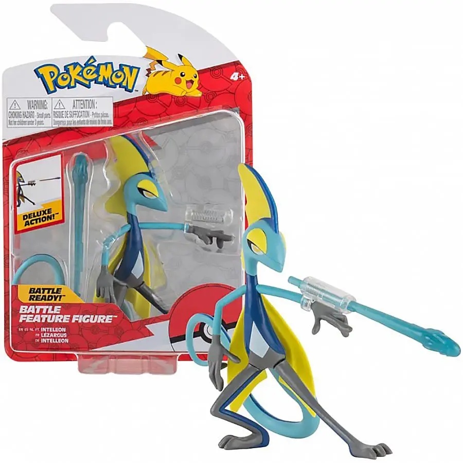 Inteleon Pokemon Figurka Deluxe POCISK Zestaw 0165 - 11865267174 ...