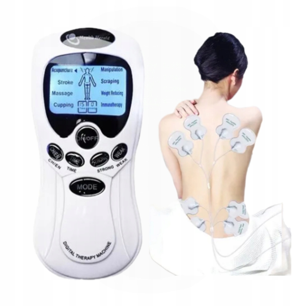 ELEKTROSTYMULATOR MASAŻ MIĘŚNI I NERWÓW TENS EMS - 14391032213 - oficjalne archiwum Allegro